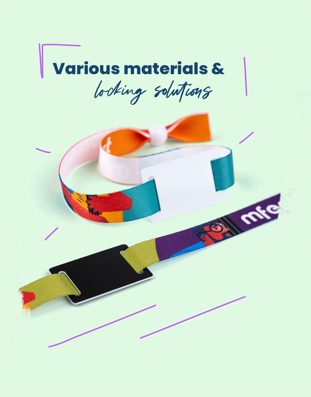 RFID Wristbands with Smart Features | In-house production | Fast Delivery